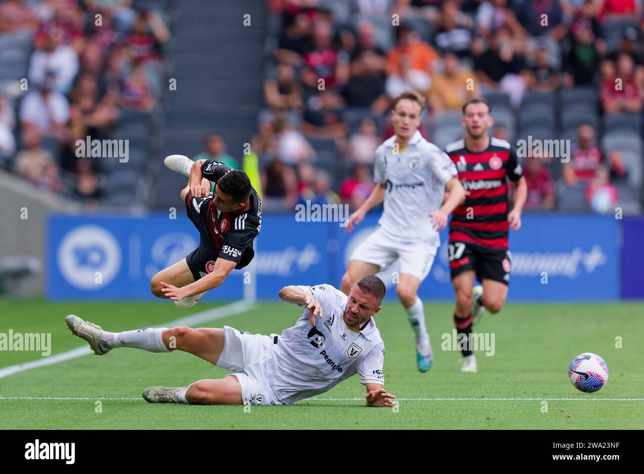 Australian soccer player matthew jurman hi-res stock photography and ...