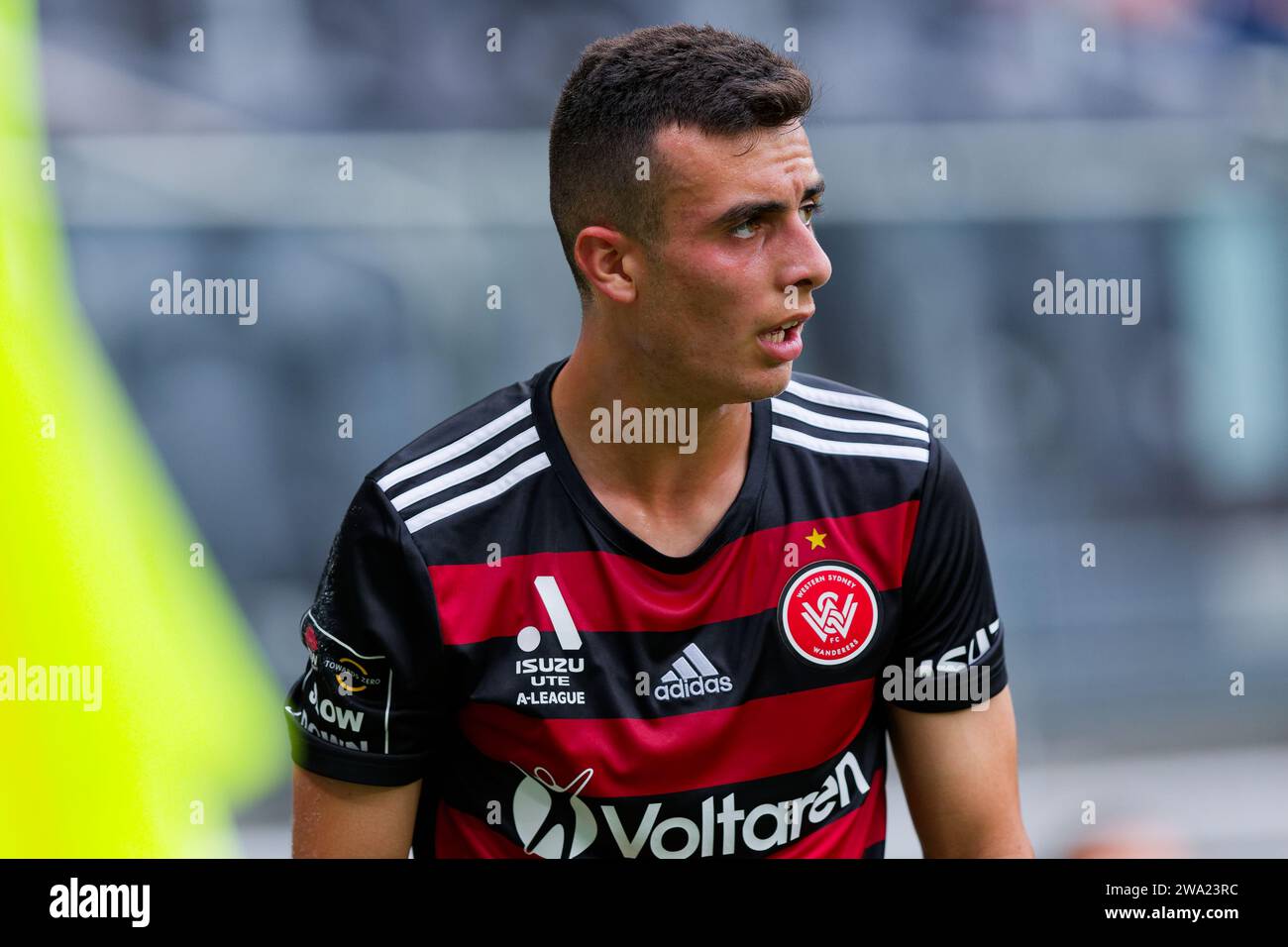 Sydney, Australia. 01st Jan, 2024. Alexander Badolato of the Wanderers ...