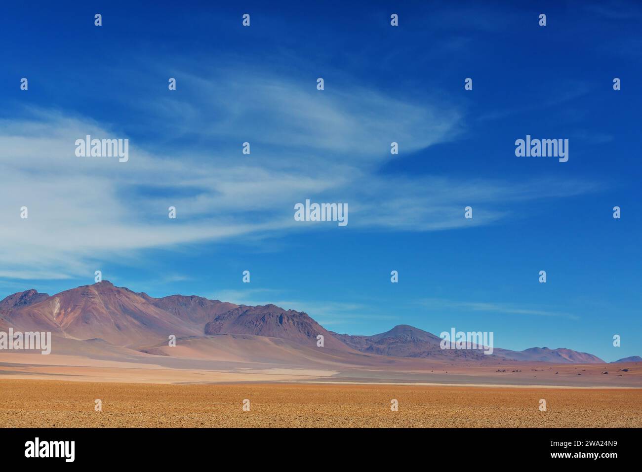 Epic Salvador Dali desert. Unusual natural landscapes in Bolivia Stock ...