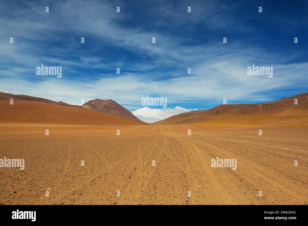 Epic Salvador Dali desert. Unusual natural landscapes in Bolivia Stock ...