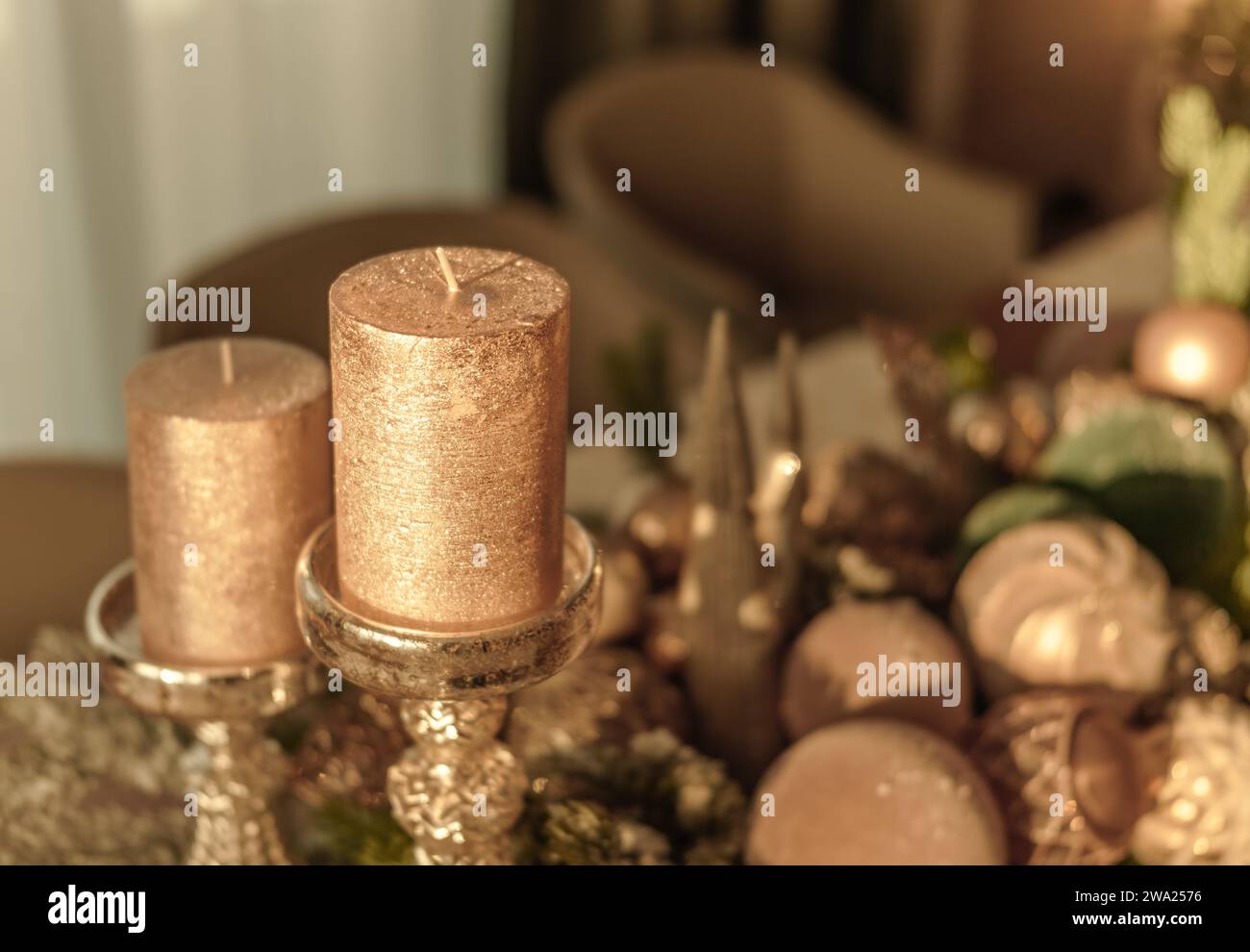 Unlit candles hi-res stock photography and images - Alamy