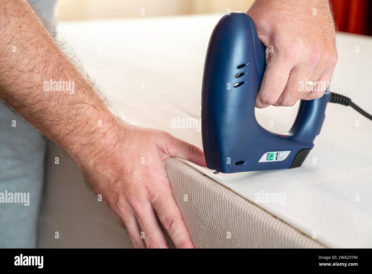 Electric stapler machine hi-res stock photography and images - Alamy