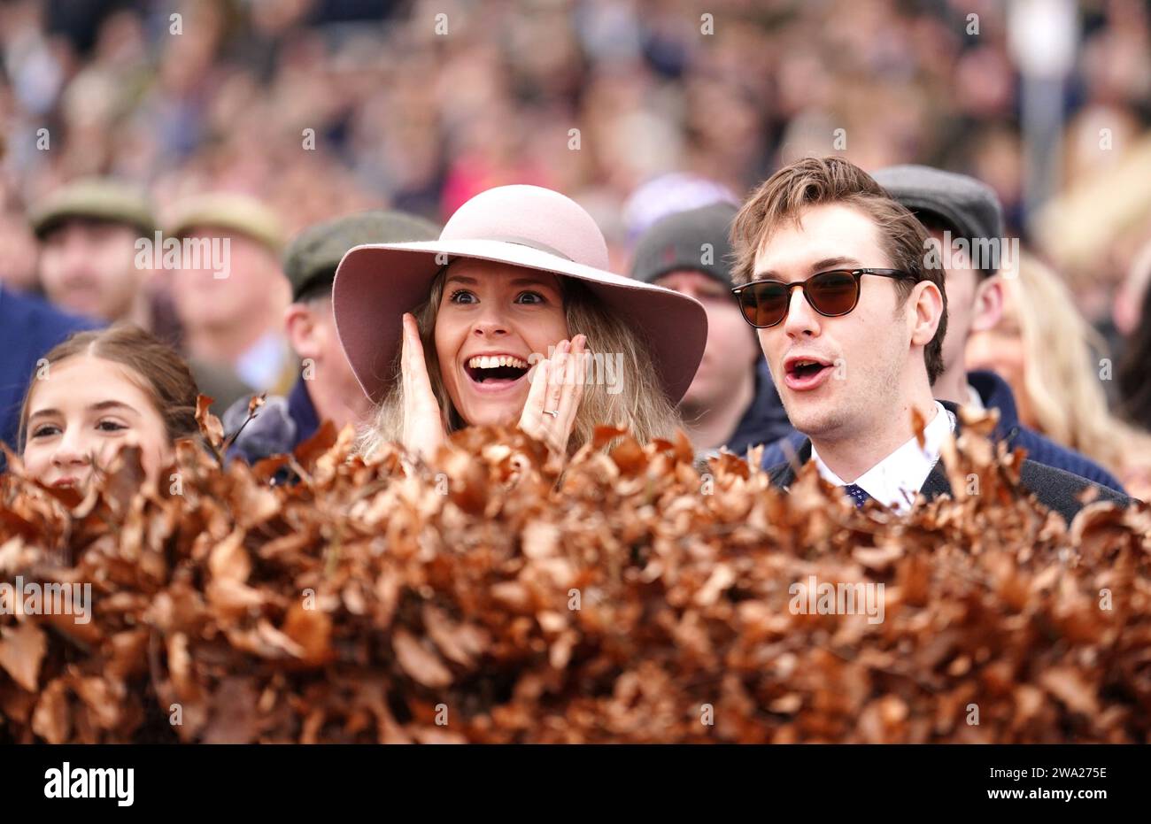 Race goers react to The Favourite From The Sun Now Daily Maiden Hurdle ...