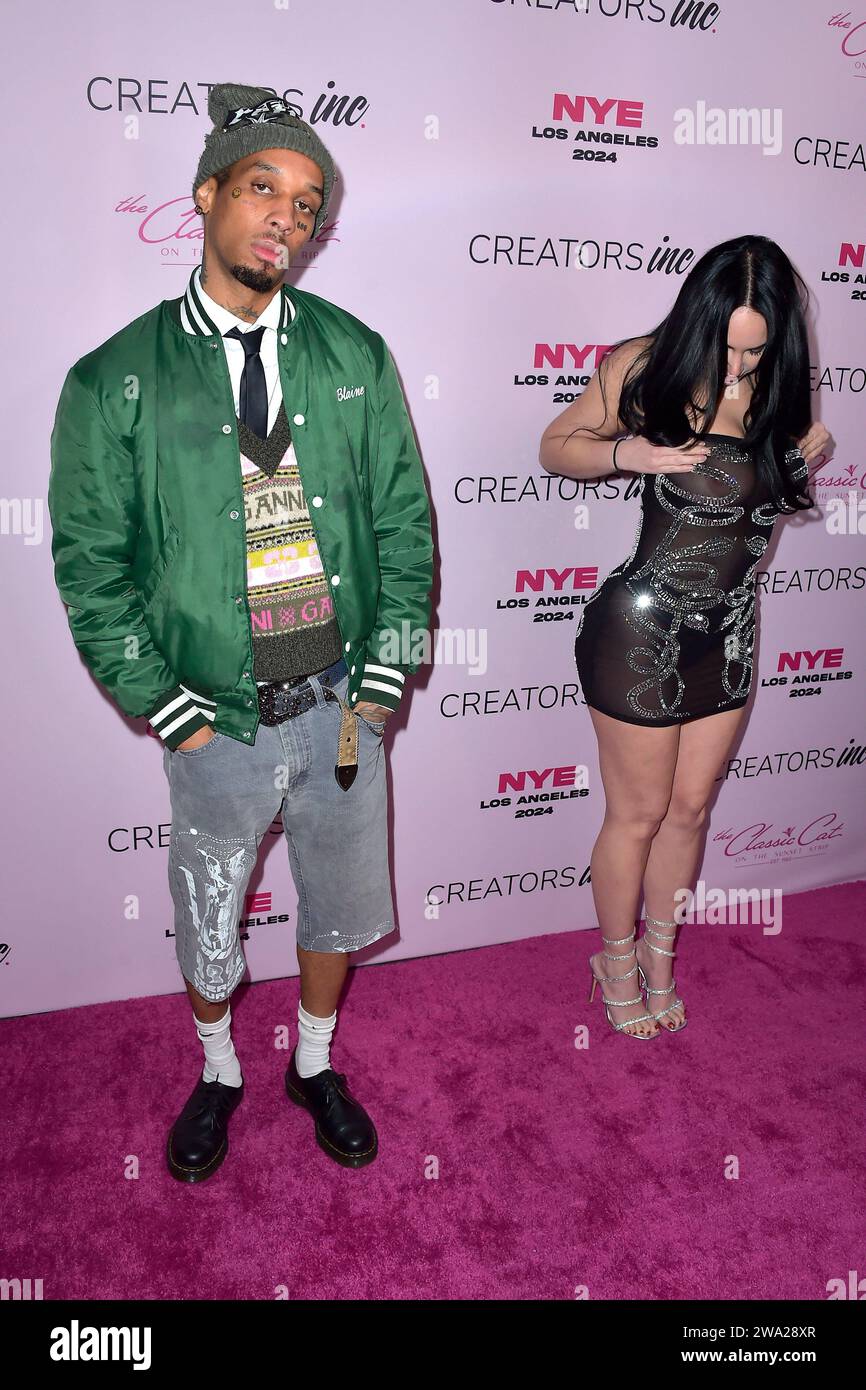 Meechi und Grace X9000 bei der Creators Inc. NYE 2024 Celebration im ...