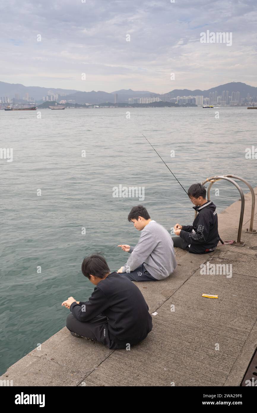 Belcher Bay Park, Kennedy Town is at the western end of Sai Wan on Hong ...