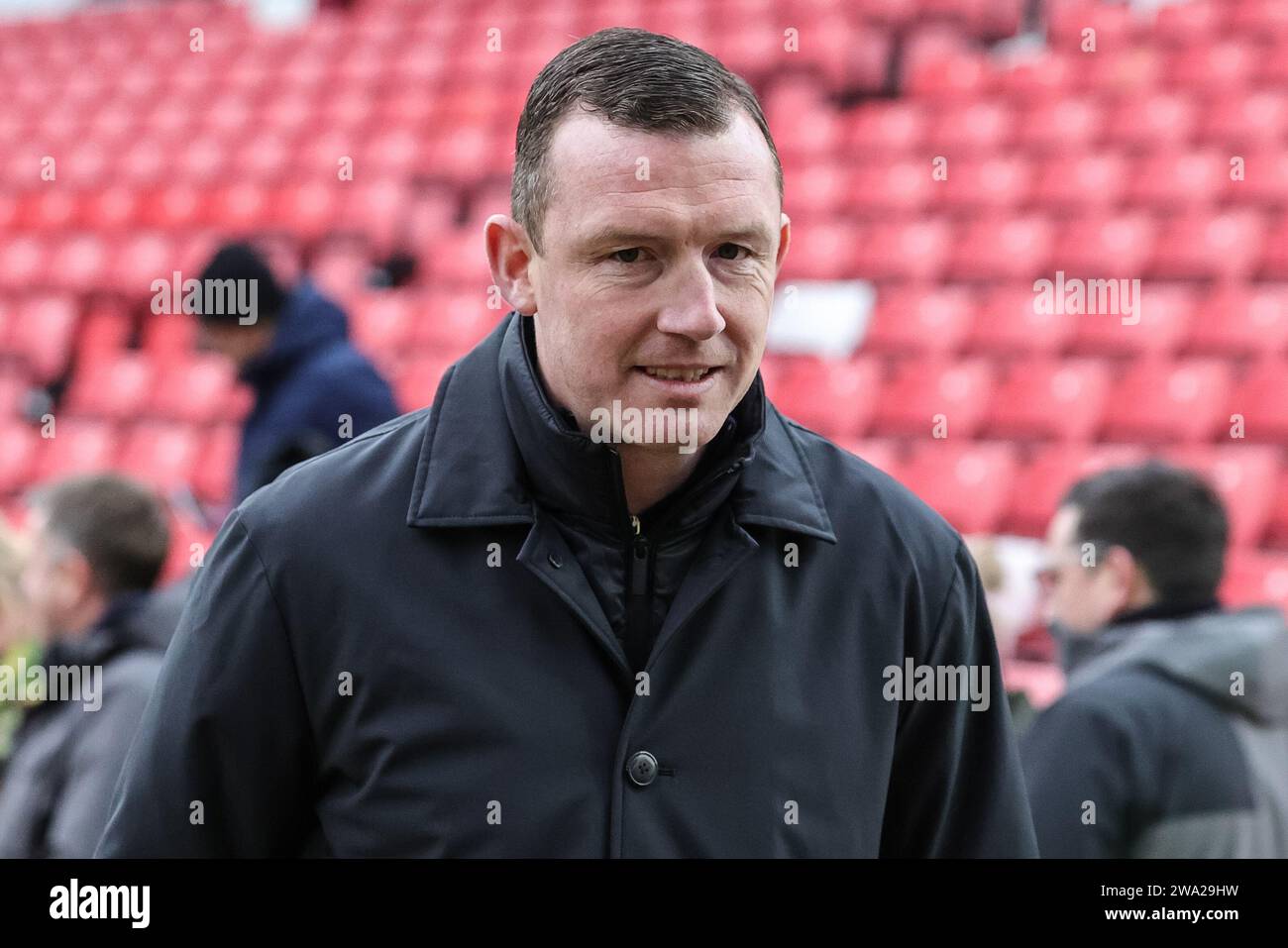 Neill Collins Head coach of Barnsley during the Sky Bet League 1 match ...