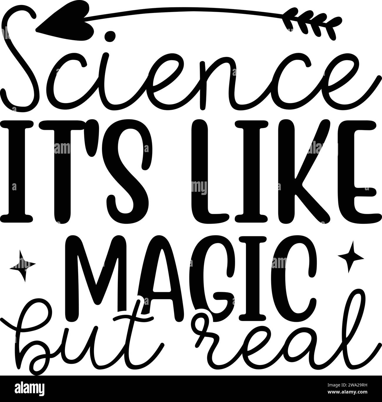 Science is magical svg Cut Out Stock Images & Pictures - Alamy