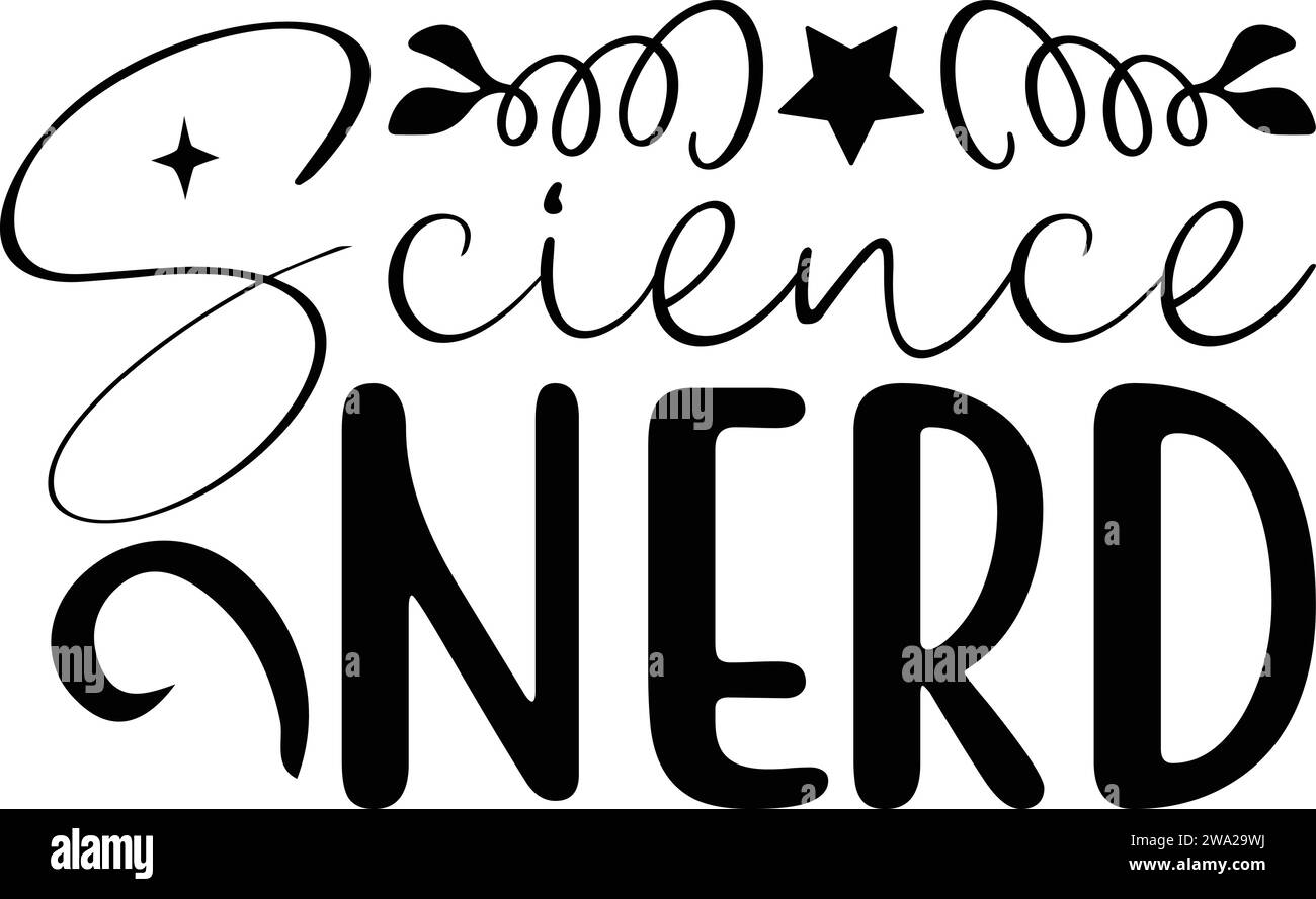Science svg design hi-res stock photography and images - Alamy