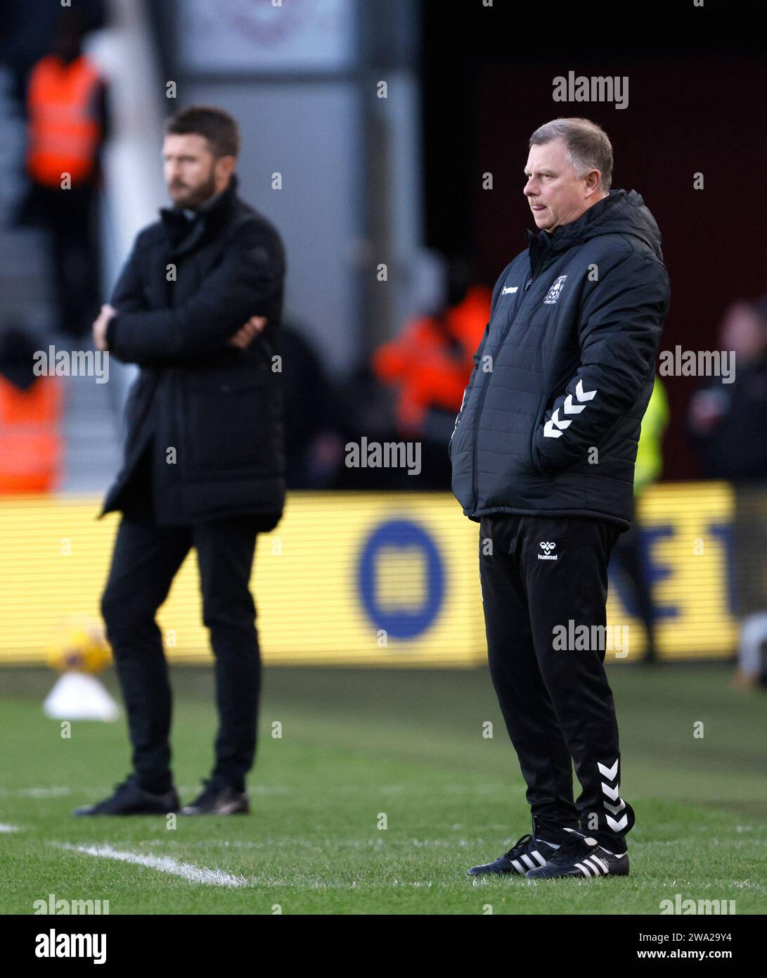 Coventry City manager Mark Robins during the Sky Bet Championship match ...