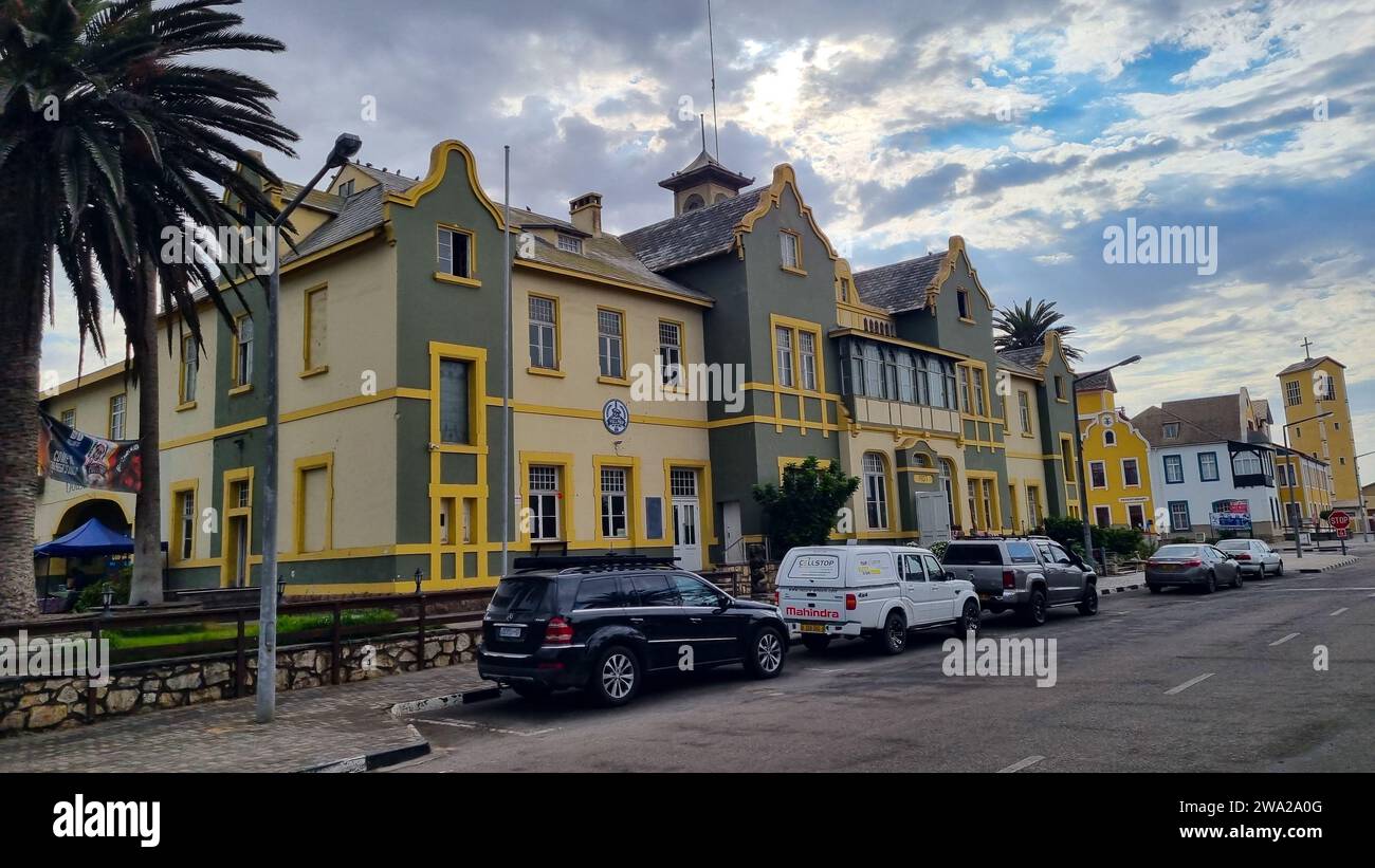 Swakopmund is a coastal city in Namibia, west of the capital, Windhoek ...