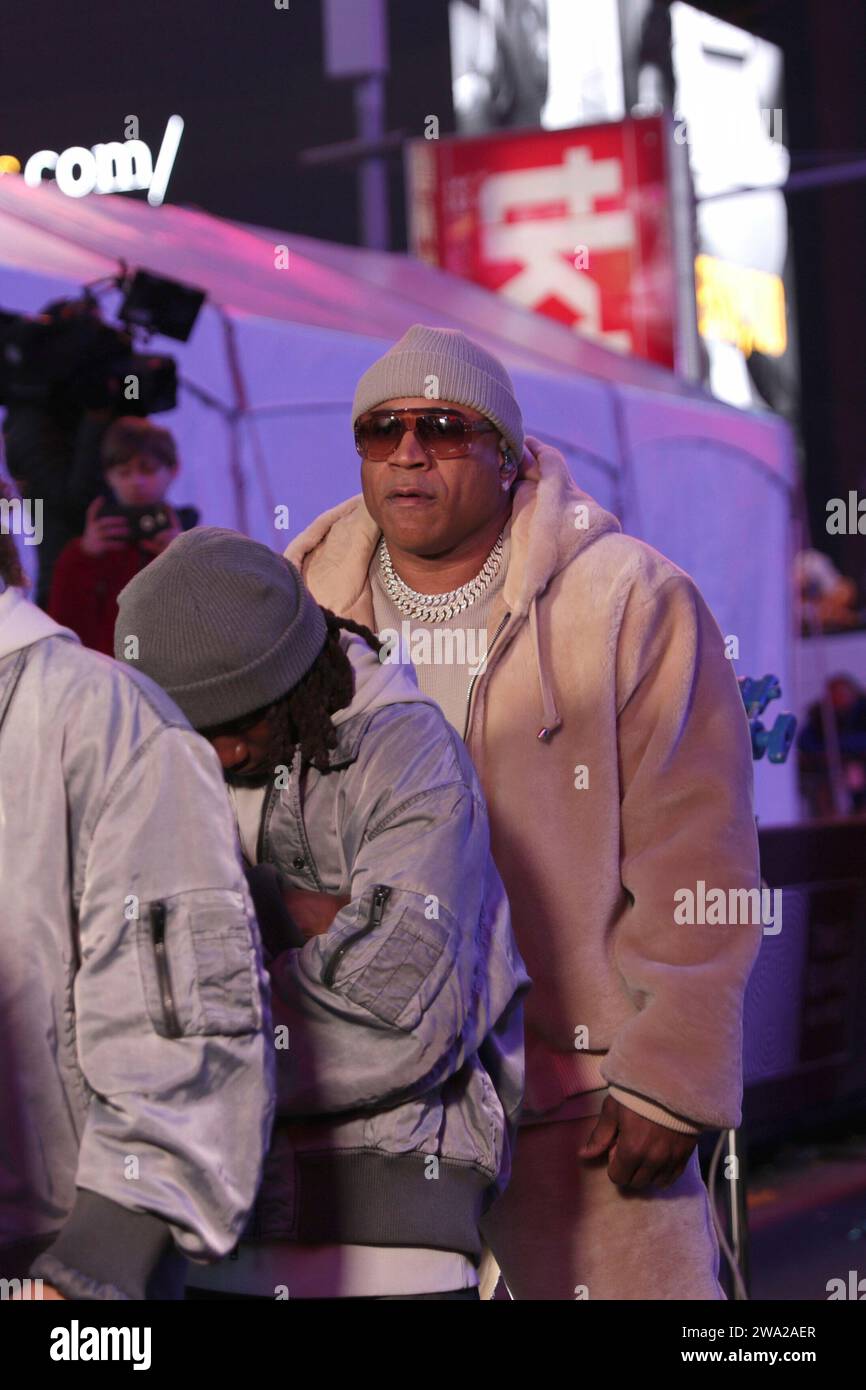 Time Square, New York, USA, January 01, 2024 - LL Cool J Along with ...