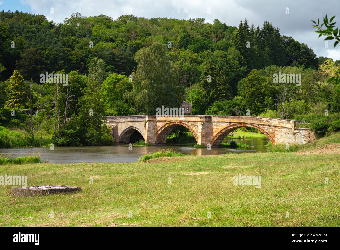 Kirkham Bridge - North Yorkshire, UK Stock Photo - Alamy