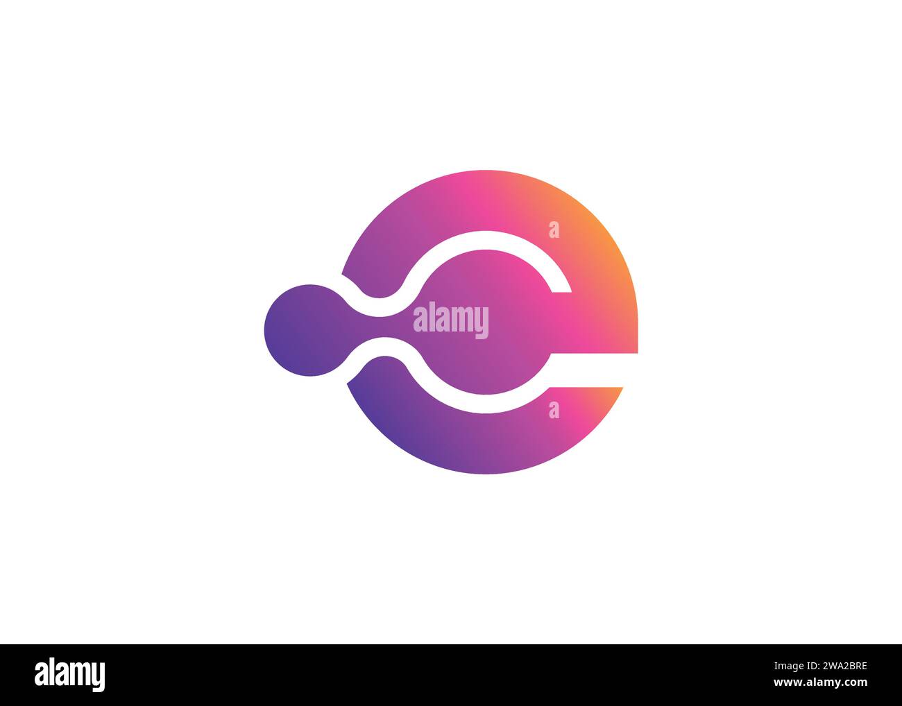 Letter E Technology vector monogram logo design template. Letter E ...