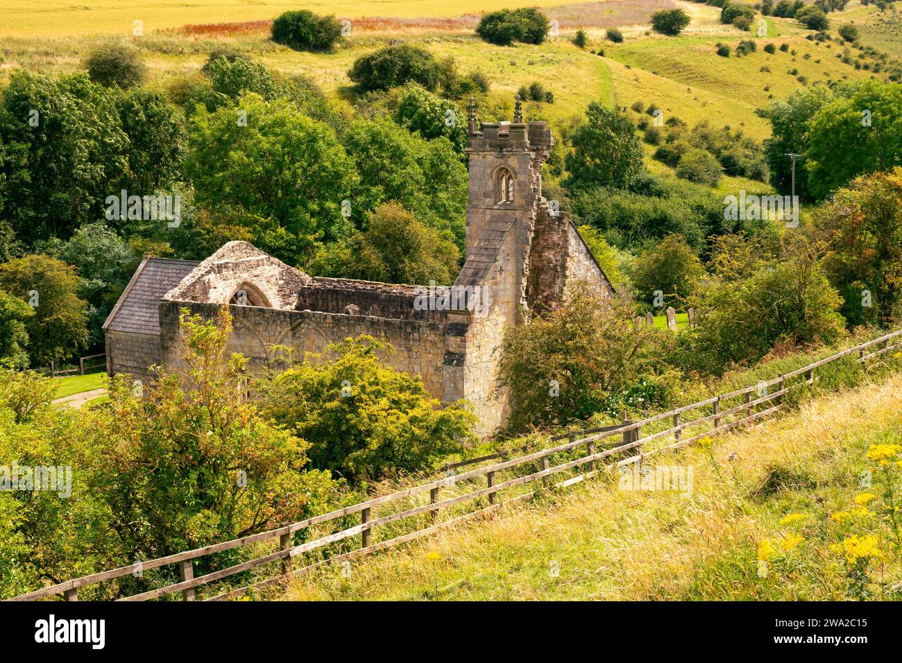 Wharram Percy - Yorkshire, UK Stock Photo - Alamy