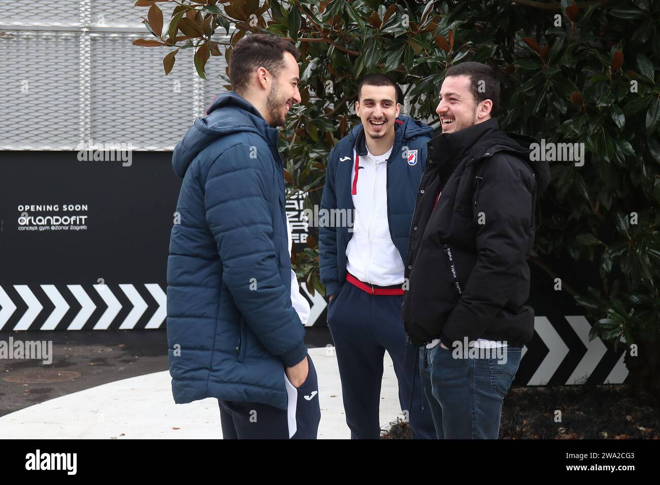 Zagreb, Croatia. 01st Jan, 2024. Croatian handball players Zvonimir ...