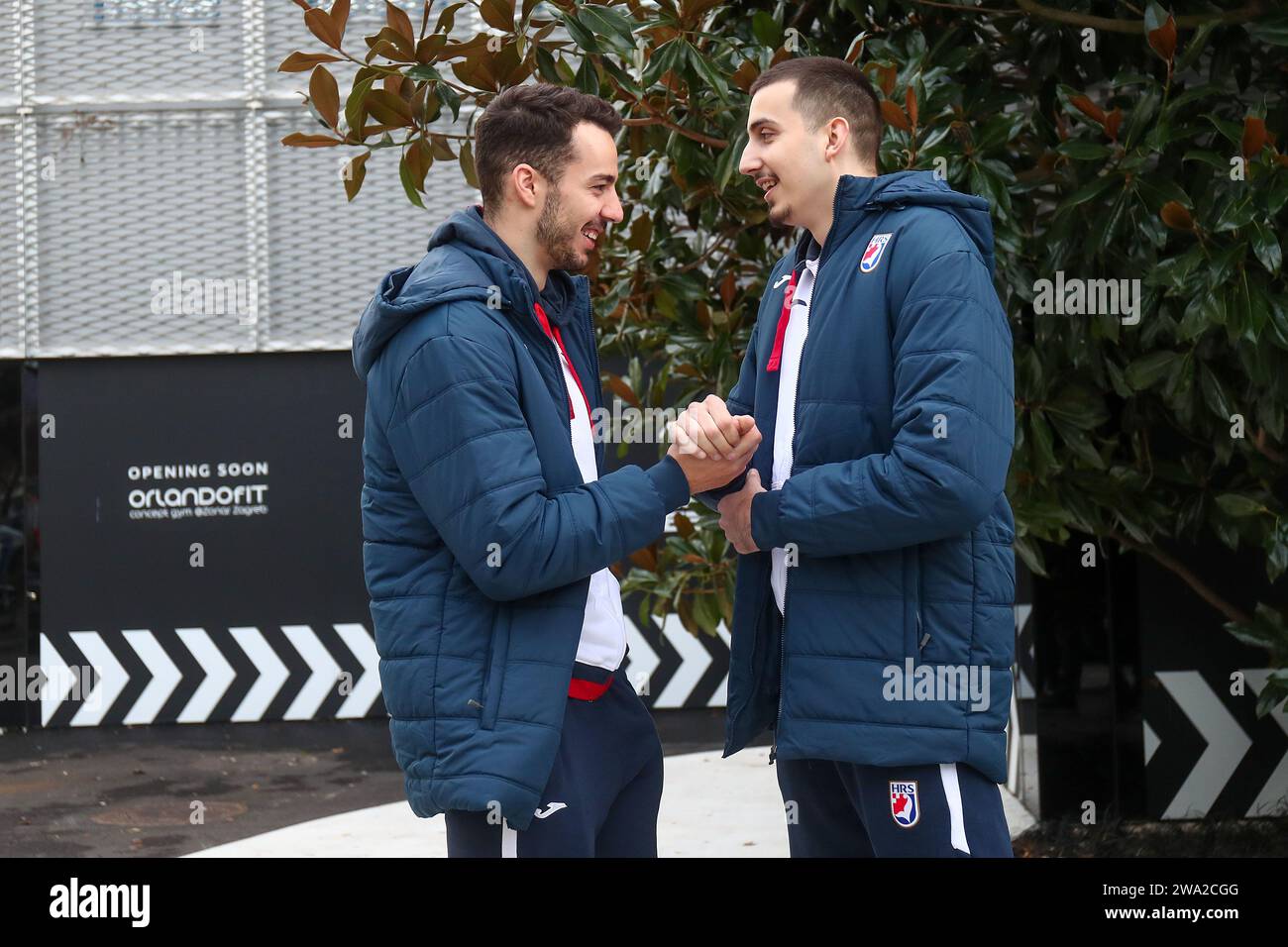 Zagreb, Croatia. 01st Jan, 2024. Croatian handball players Zvonimir ...