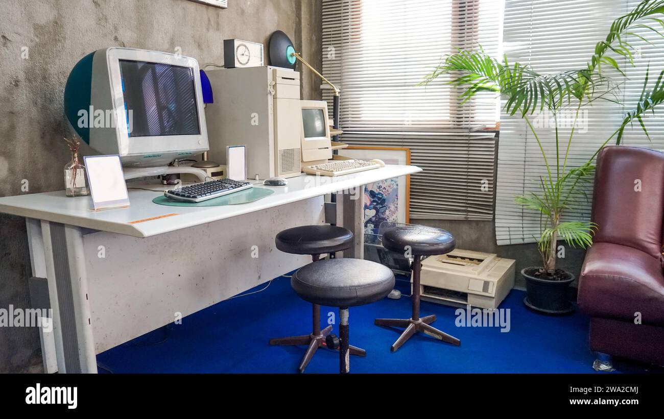 Apple Macintosh Classic Personal computer Old original computer with ...