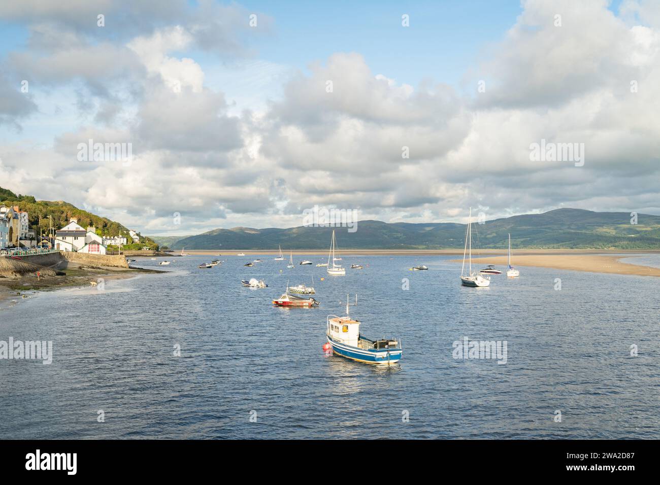 Aberdyfi / Aberdovey Beach in Wales, UK Stock Photo - Alamy