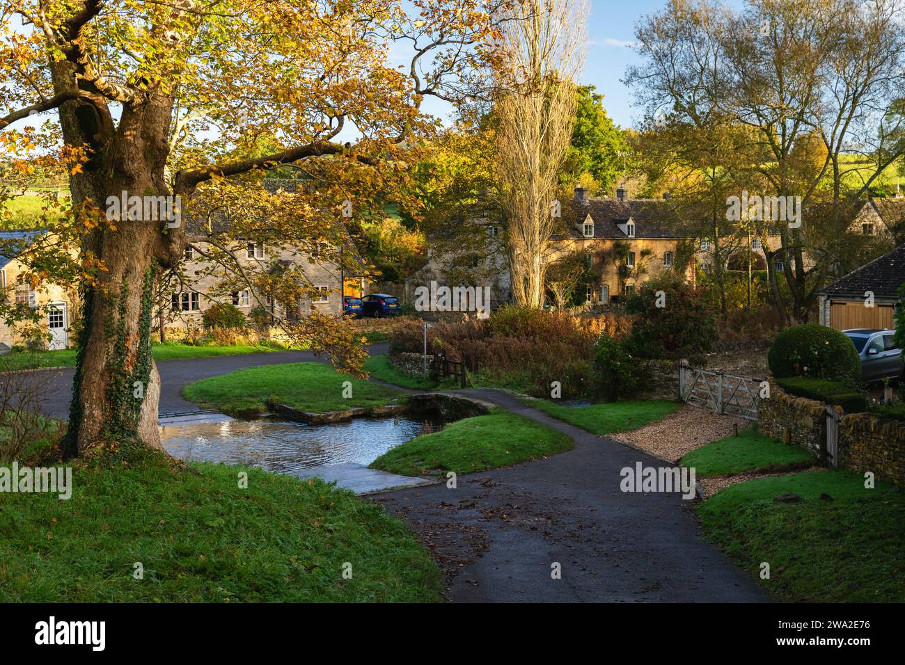Upper Slaughter Village in the Cotswolds, England, UK Stock Photo - Alamy