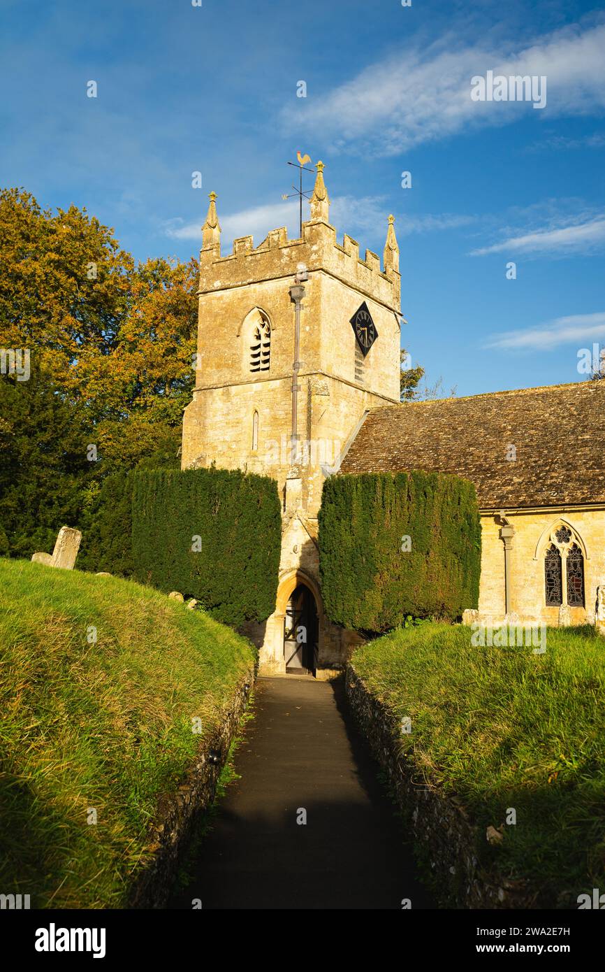 Upper Slaughter Village in the Cotswolds, England, UK Stock Photo - Alamy