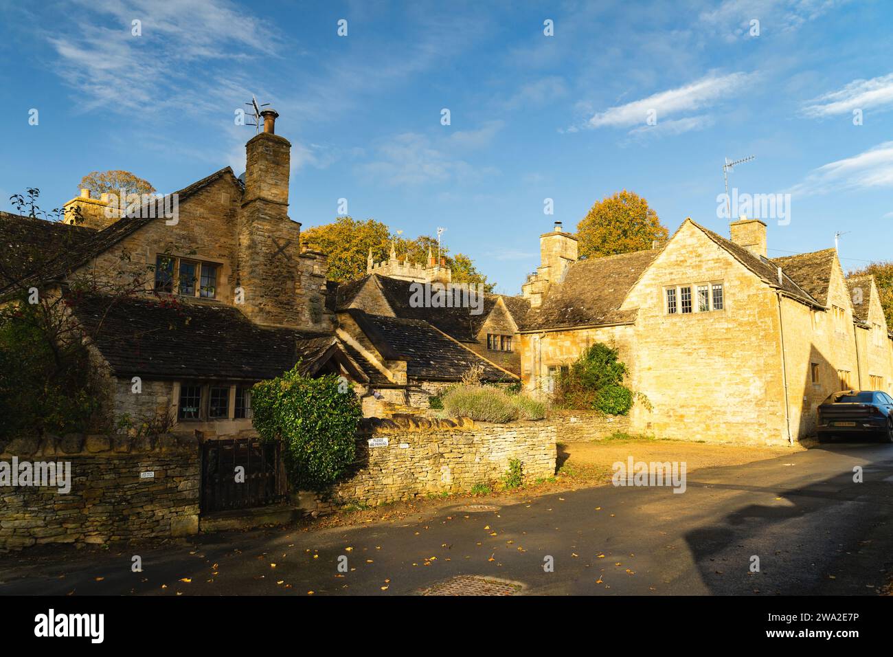 Upper Slaughter Village in the Cotswolds, England, UK Stock Photo - Alamy