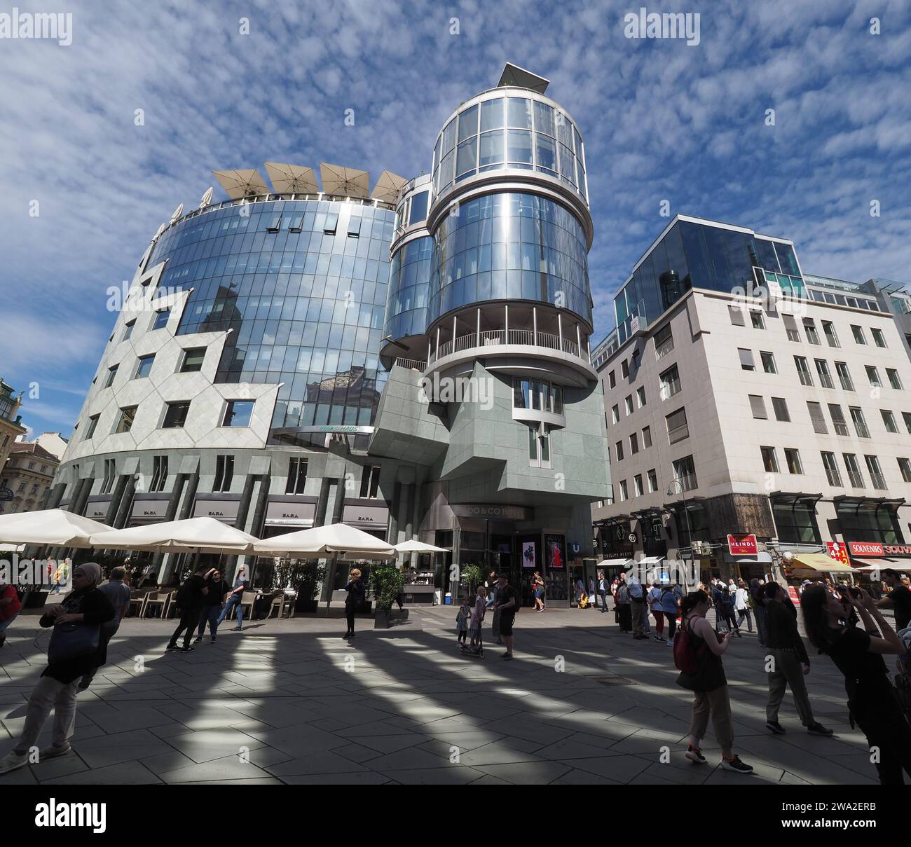 VIENNA, AUSTRIA - CIRCA SEPTEMBER 2022: Haas Haus Designed By Hans ...