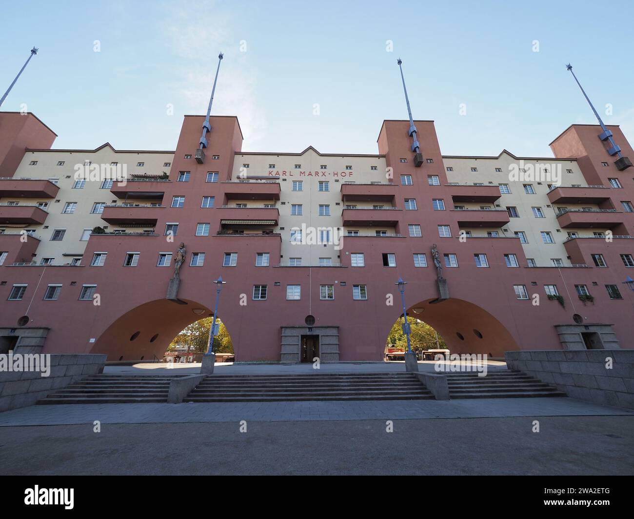 VIENNA, AUSTRIA - CIRCA SEPTEMBER 2022: Karl Marx Hof Housing Complex ...