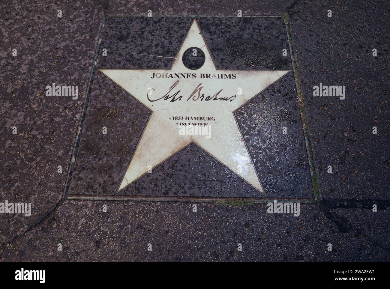 VIENNA, AUSTRIA - CIRCA AUGUST 2022: Walk Of Fame Star Of Musician ...