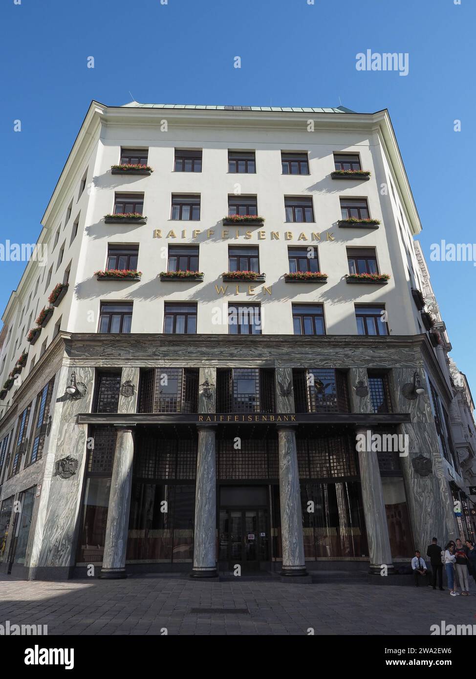 VIENNA, AUSTRIA - CIRCA SEPTEMBER 2022: Looshaus Building Designed By ...