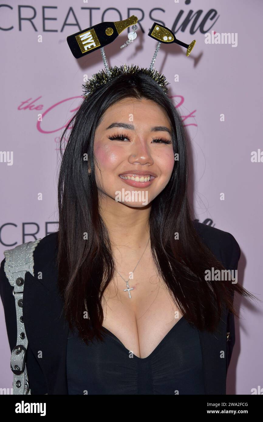 Cindy Heng bei der Creators Inc. NYE 2024 Celebration im Restaurant The Classic Cat. West ...