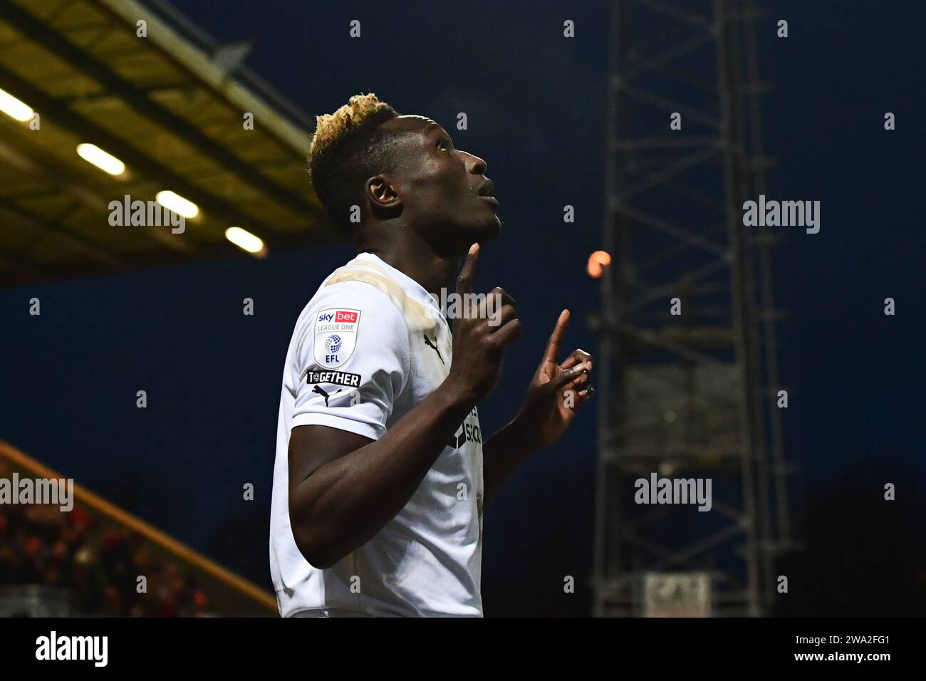 Daniel Agyei (7 Leyton Orient) celebrates after scoring teams second ...