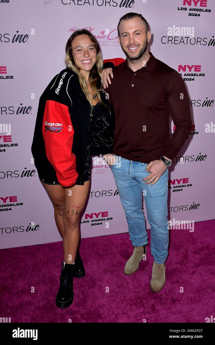 Haley Beltran und Andrew Bachmann bei der Creators Inc. NYE 2024 ...