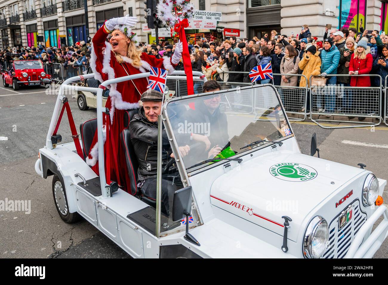 London, UK. 1st Jan, 2024. The Mini Moke Club - Carrying Miss Great ...