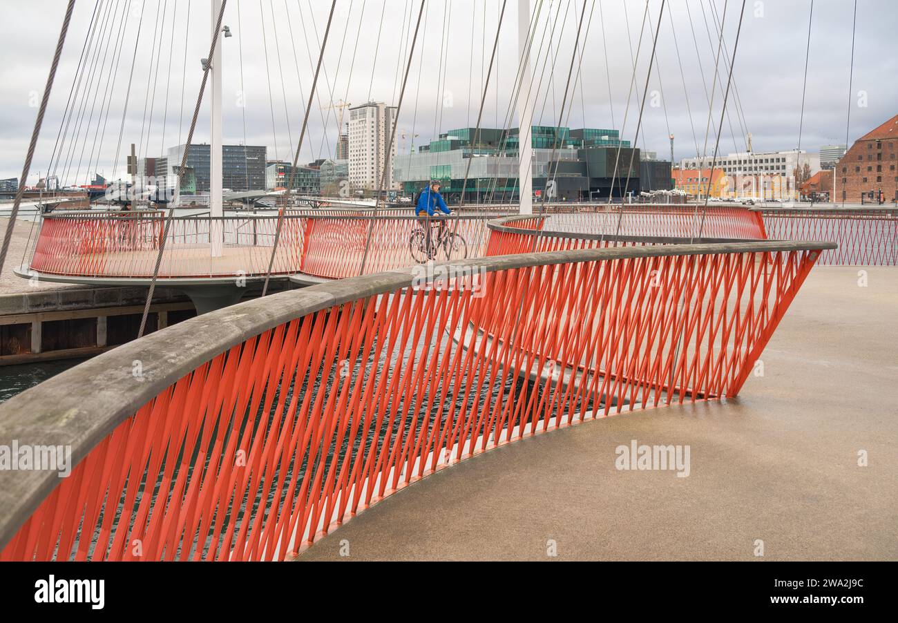 Copenhagen, Denmark - Circle Bridge by Studio Olafur Eliasson Stock ...