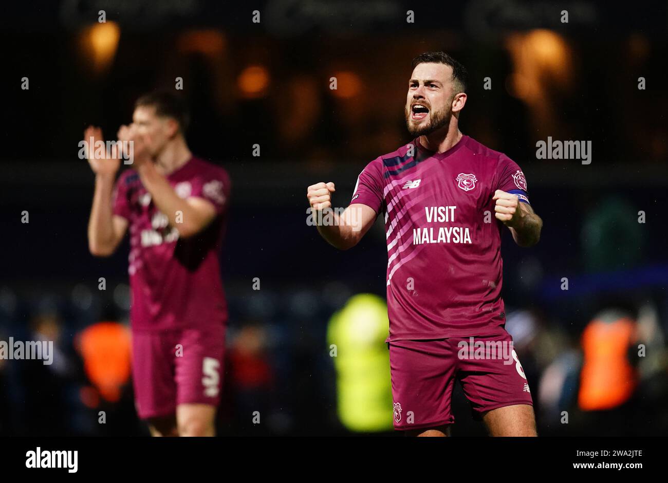 Cardiff City's Joe Ralls celebrates after the Sky Bet Championship ...