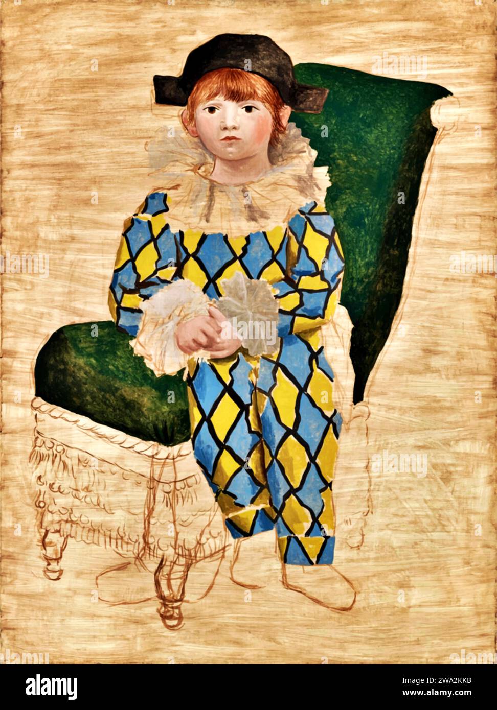Paul En Arlequin Pablo Picasso _ Arlequin Tableau Picasso – IOGK