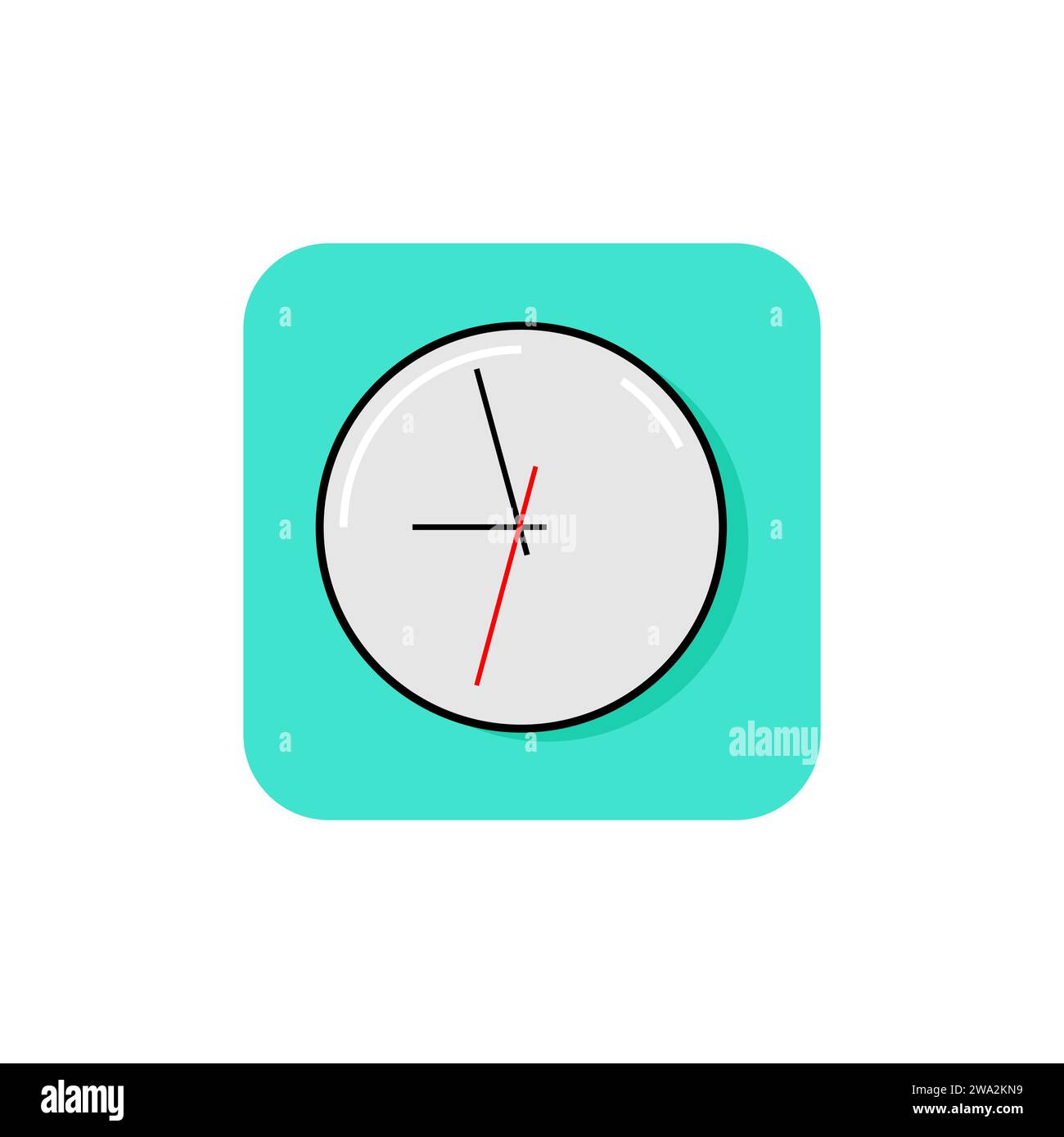Vector clock icon. Schedule, appointment, important date concept ...