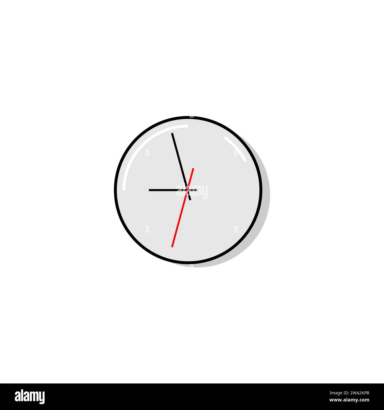 Vector clock icon. Schedule, appointment, important date concept ...
