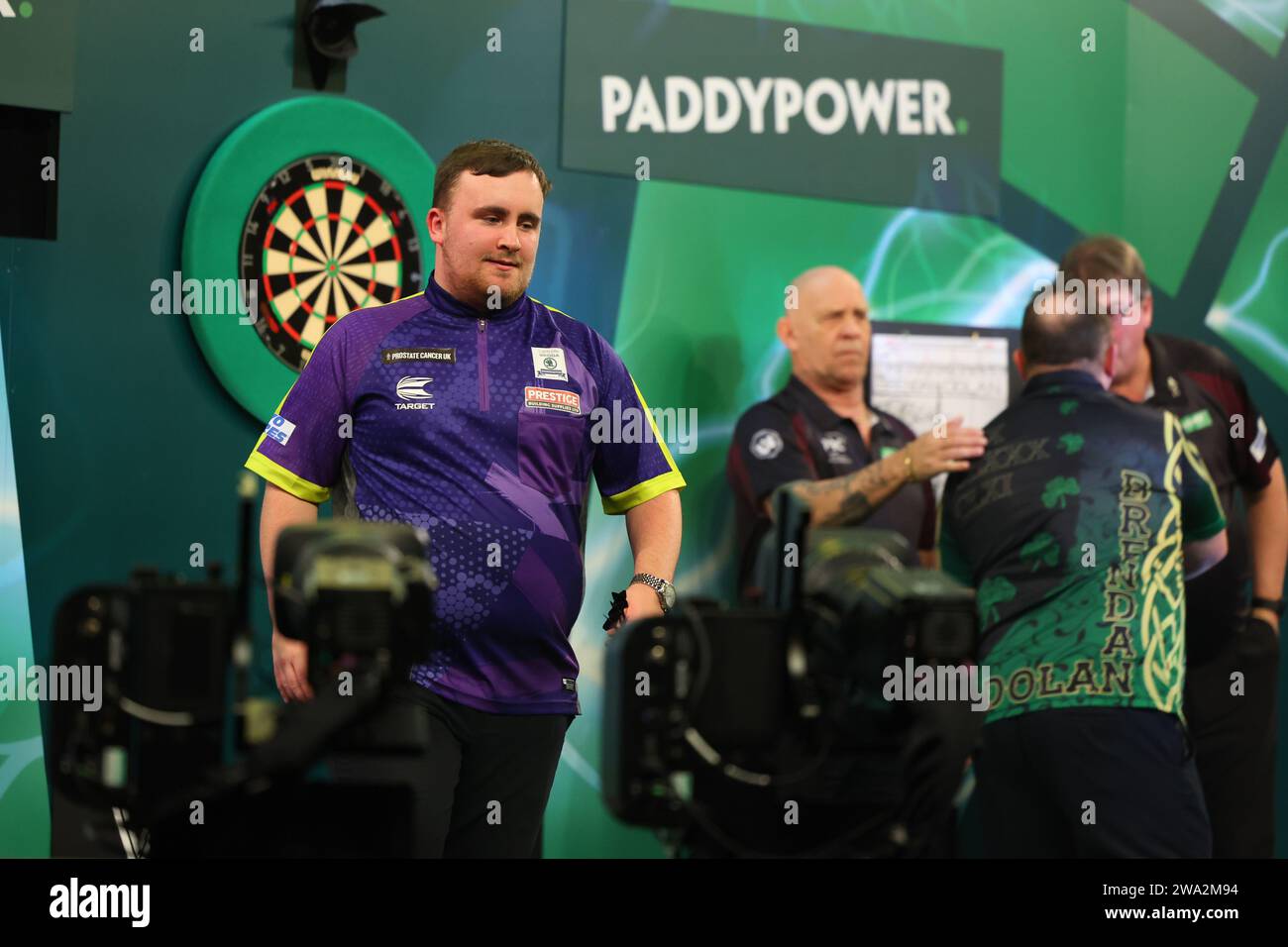 Alexandra Palace, London, UK. 1st Jan, 2024. 2023/24 PDC Paddy Power ...