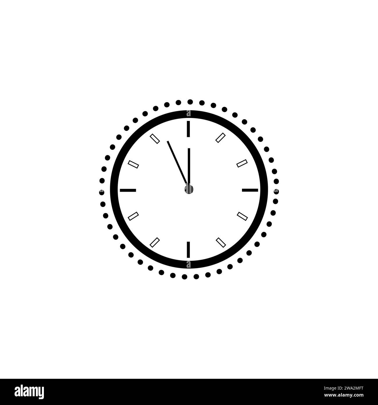 Vector clock icon. Schedule, appointment, important date concept ...