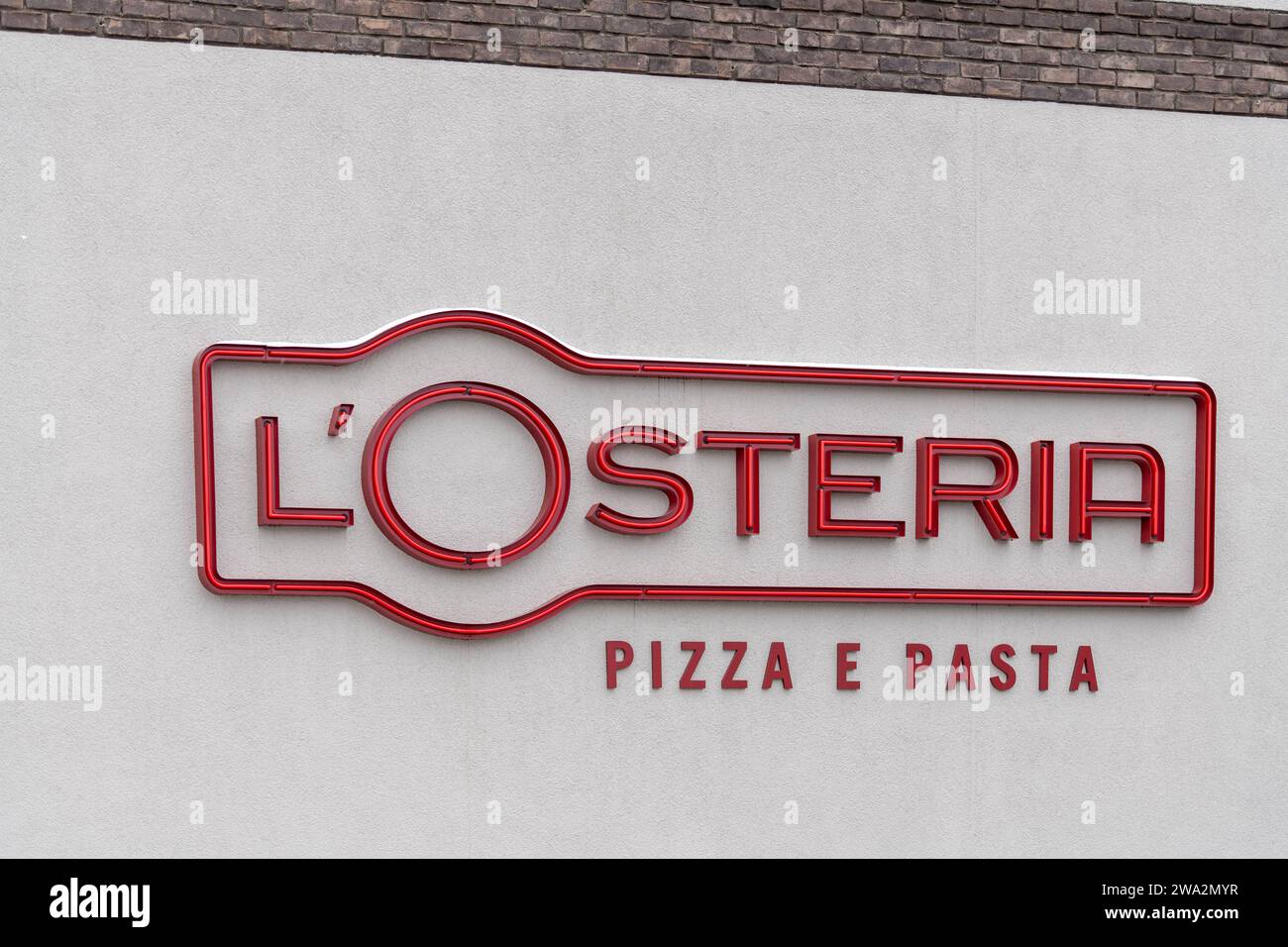 Logo an der wand hi-res stock photography and images - Alamy