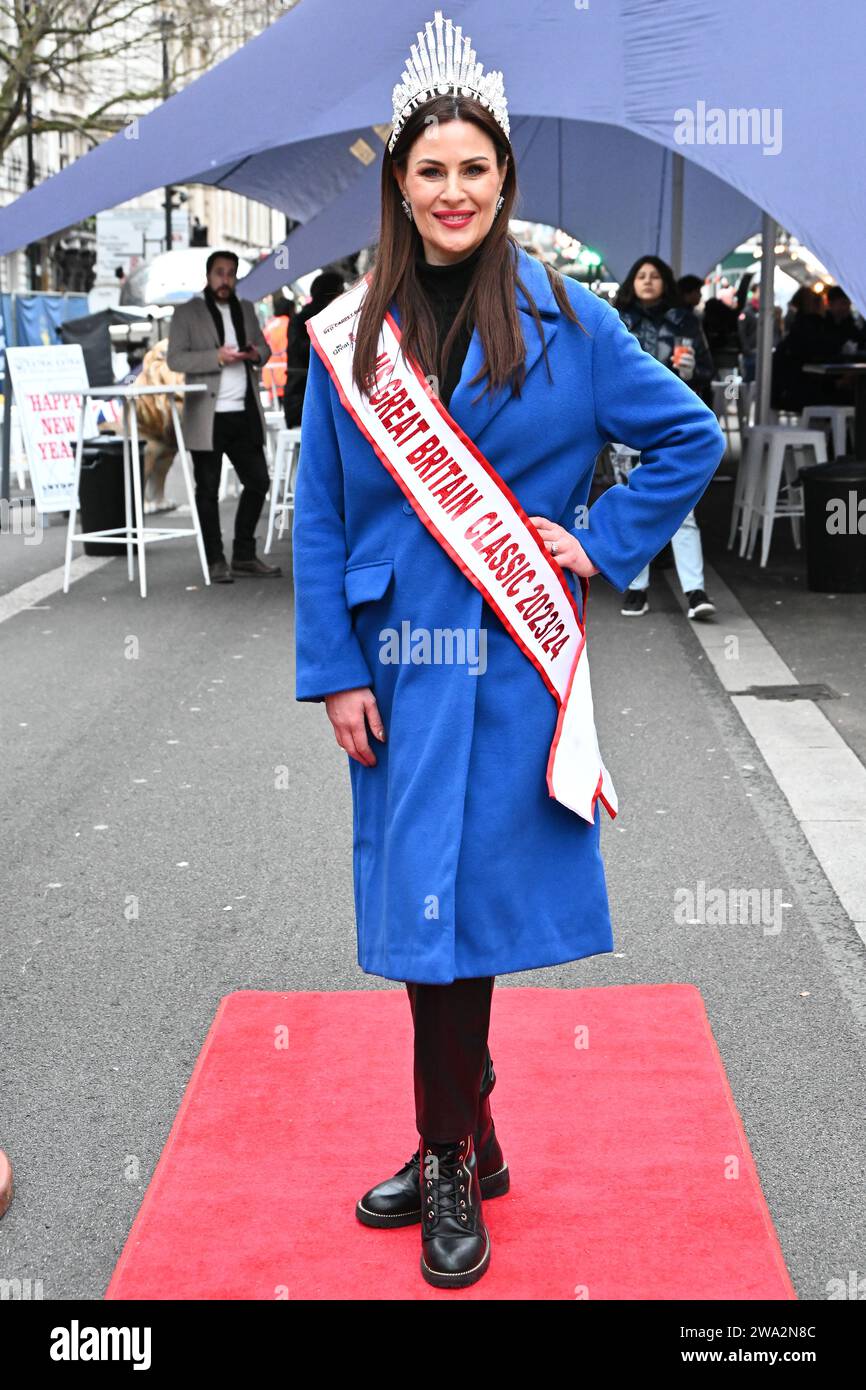 London, UK. 1st Jan, 2024. Gina Broadhurst of Ms Great Britain Classic ...