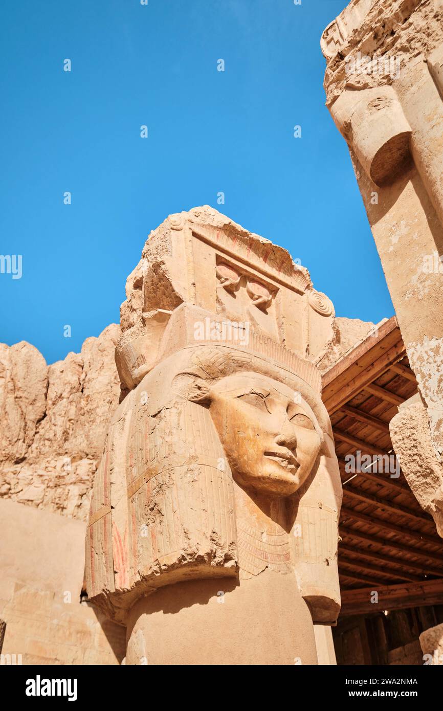 Luxor, Egypt - December 26 2023: Mortuary Temple of Queen Hatshepsut ...
