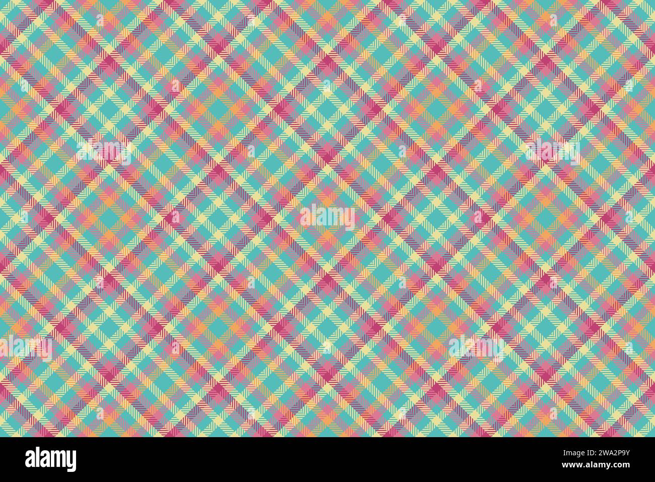 Drawing pattern plaid check, close up vector seamless texture. Apparel ...