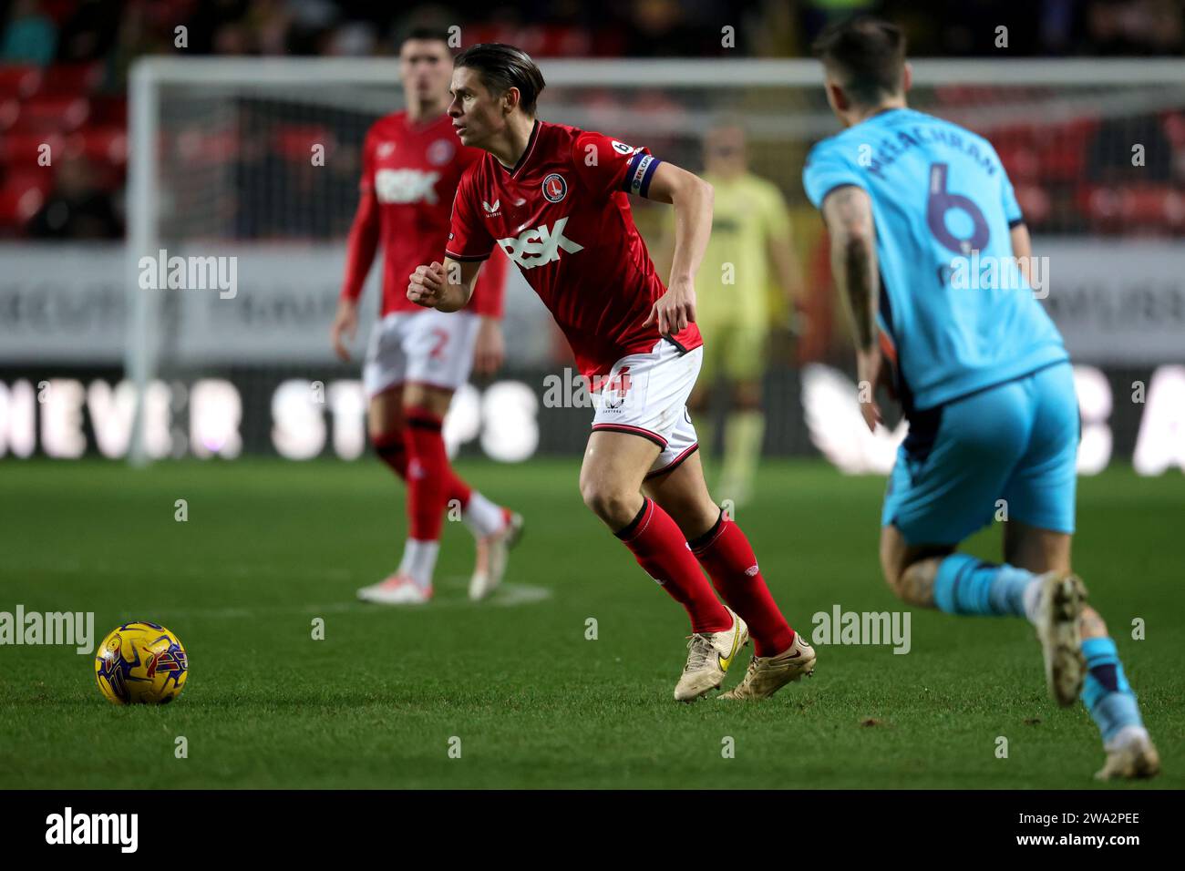 Charlton Athletic's George Dobson during the Sky Bet League One match ...