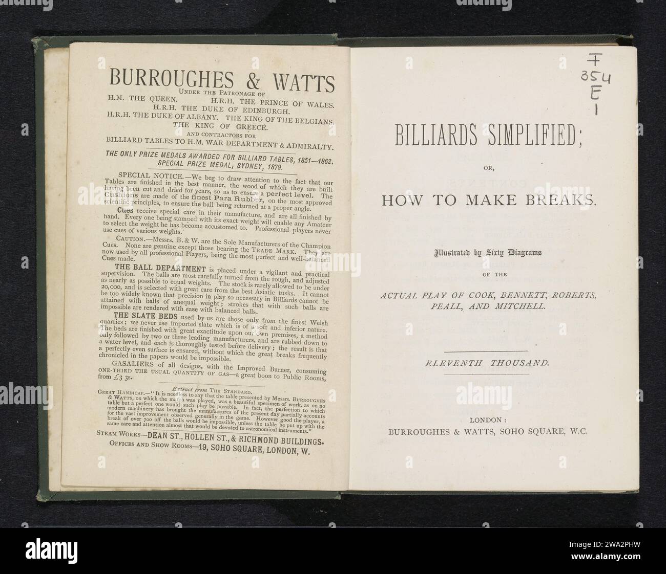 Billiards simplified; or, how to make breaks, 1885 book London ...
