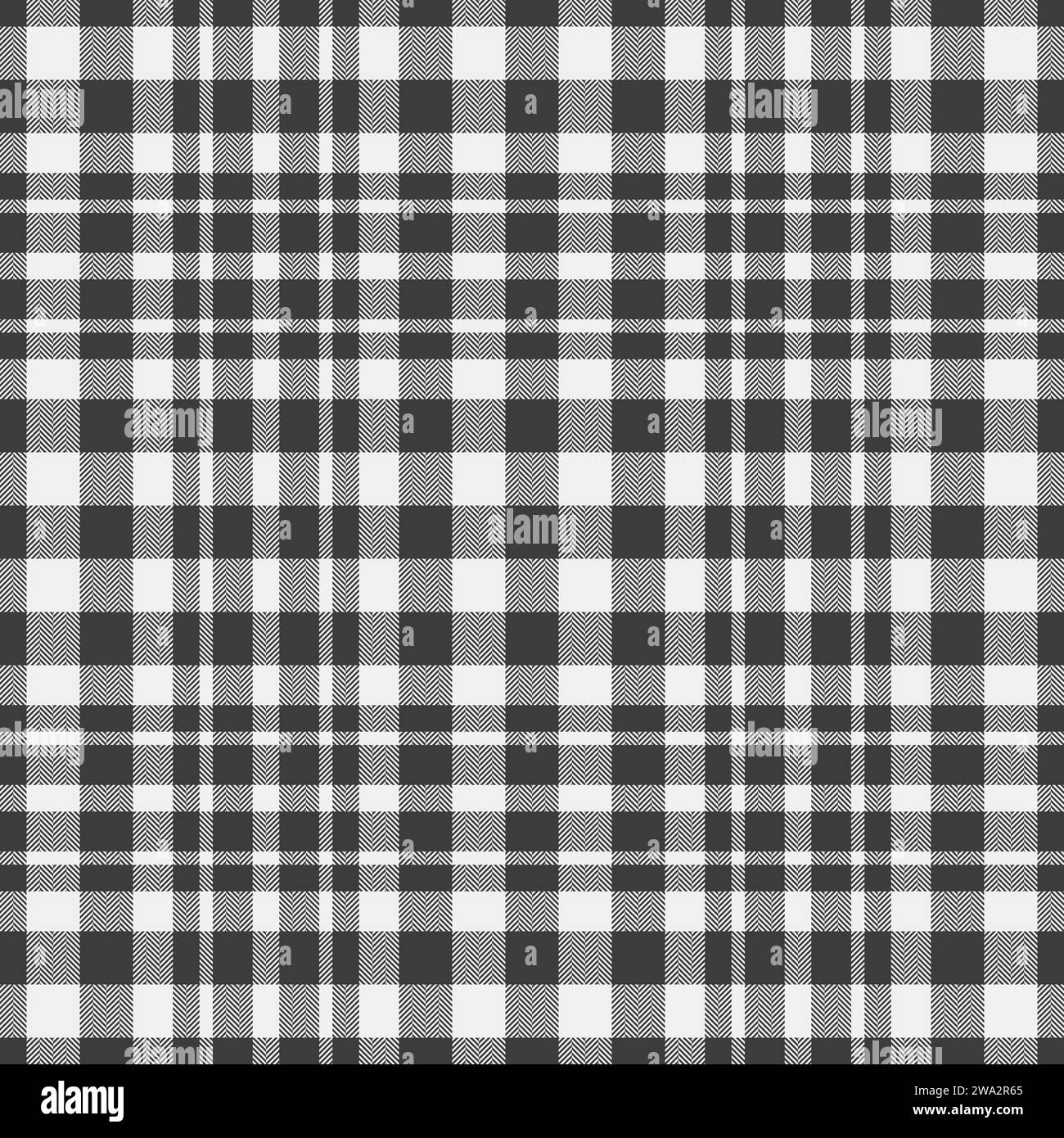Vector fabric seamless of check textile texture with a pattern plaid ...