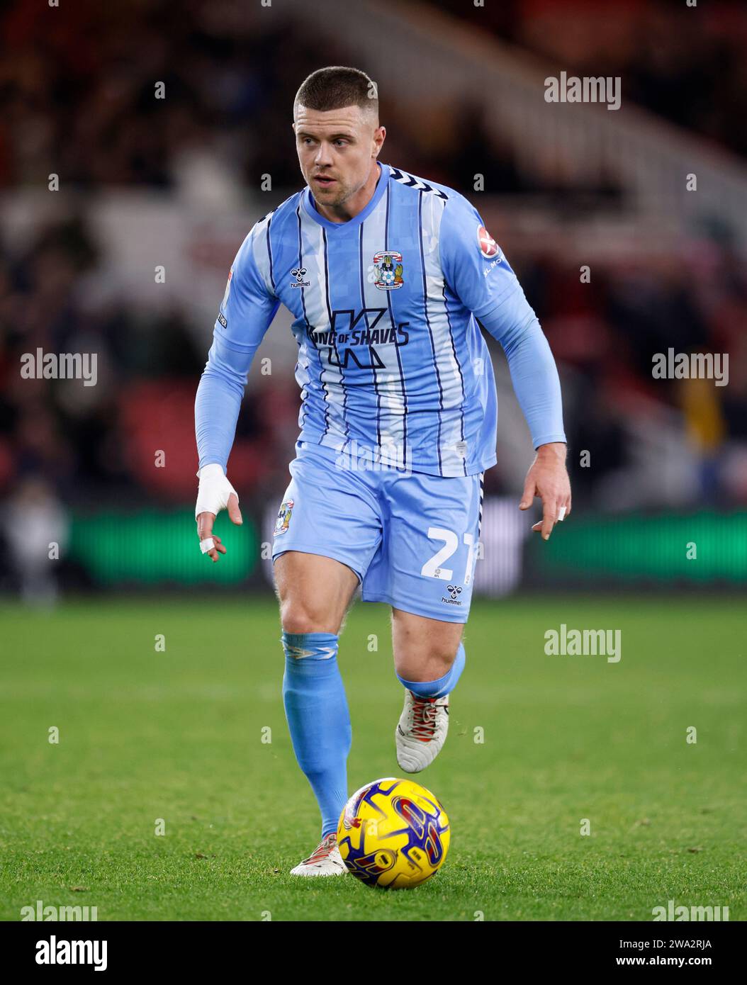 Coventry City's Jake Bidwell during the Sky Bet Championship match at ...