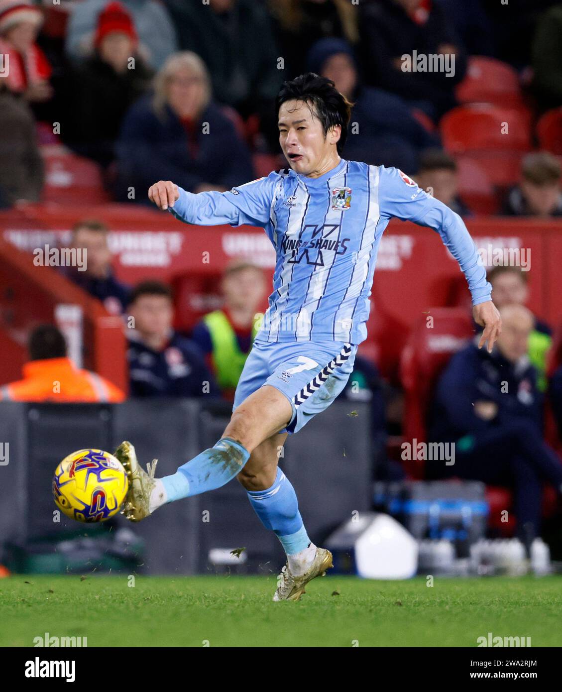 Coventry City's Tatsuhiro Sakamoto during the Sky Bet Championship ...
