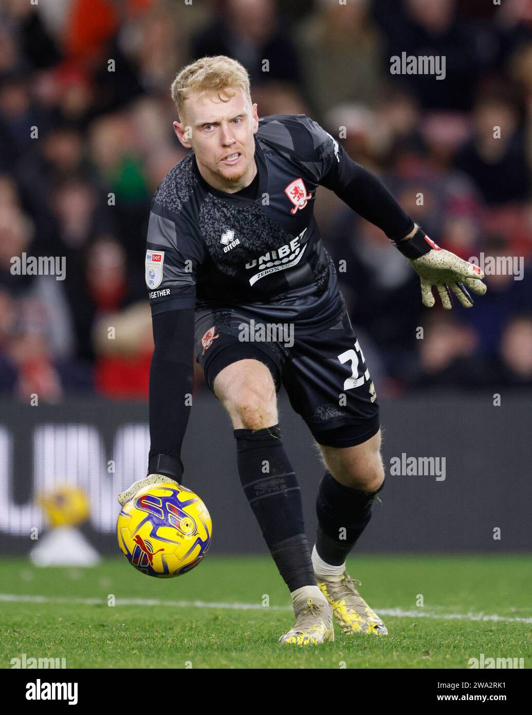 Middlesbrough goalkeeper Tom Glover during the Sky Bet Championship ...